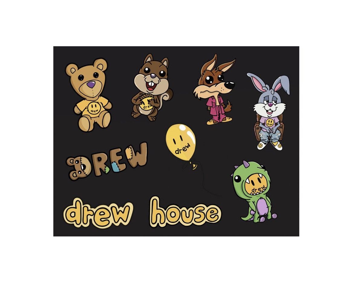 Drew House Drew House Drew Crew Sticker Sheet | Grailed