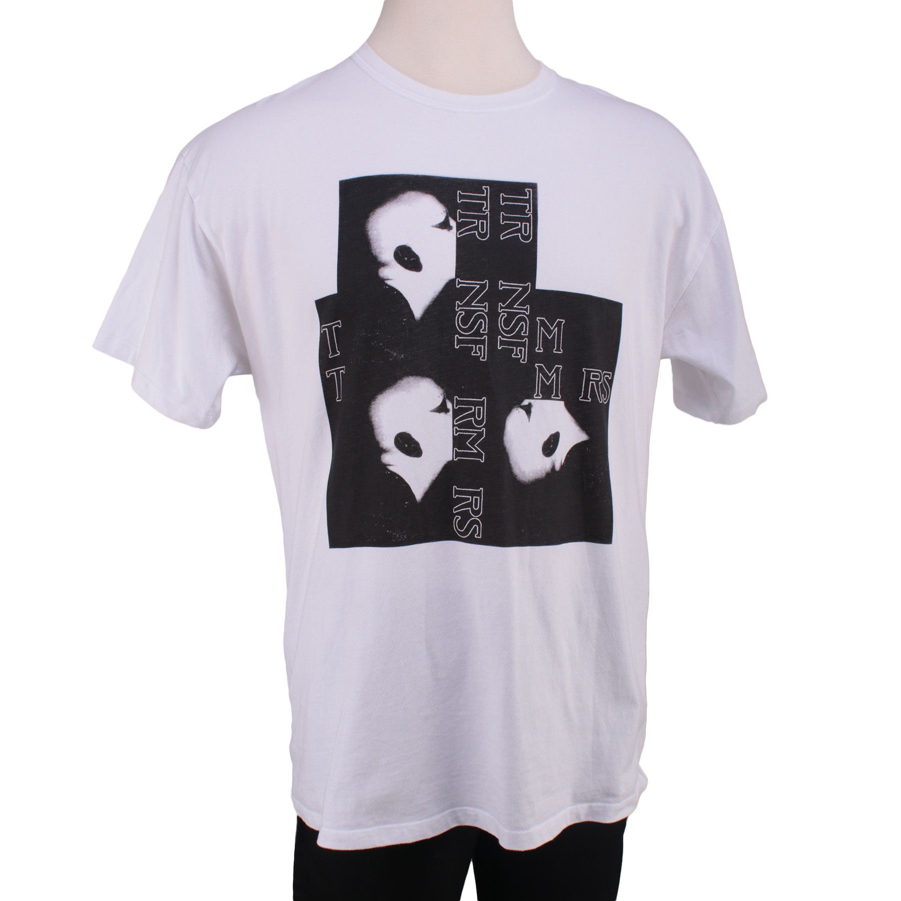 Raf Simons Raf Simons Bald Head Transformers Tee | Grailed