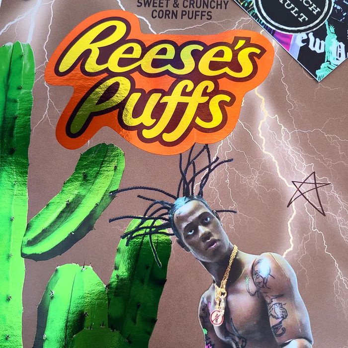 Travis Scott Travis Scott Reese's Puff Cereal Box Limited Edition | Grailed
