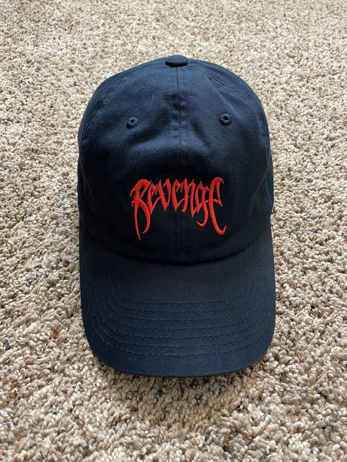 Revenge × Streetwear 🖤RARE🖤Revenge Bred Embroidered Arch Logo Hat | Grailed