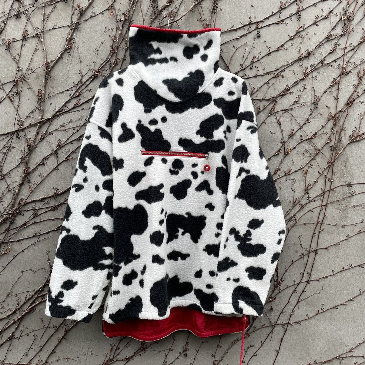 Japanese Brand Vintage Cow Print Fleece Jacket Kapital Style | Grailed