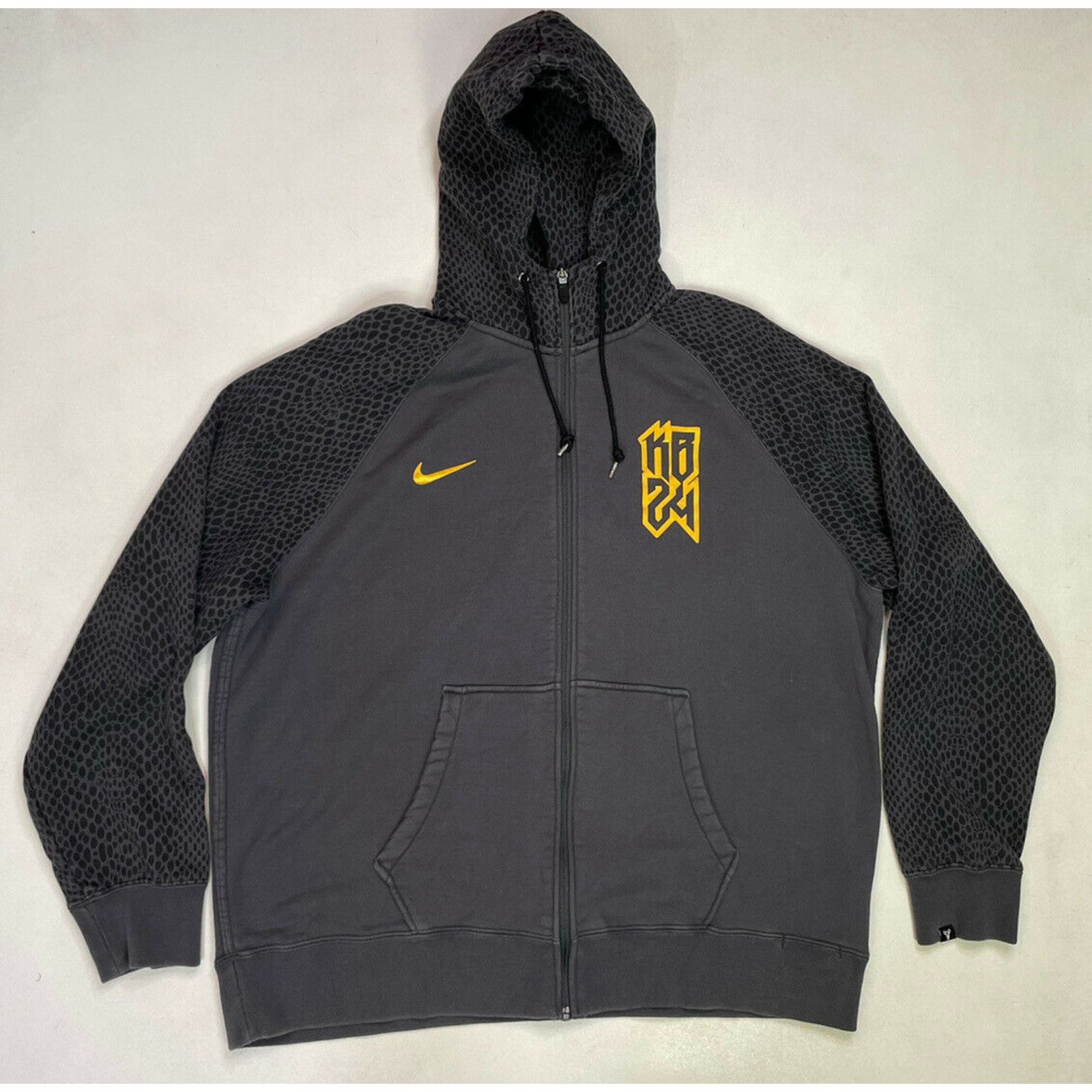 Nike Nike Kobe Mamba KB 24 Full Zip Hoodie Men Adult XXL Gray 439202 ...