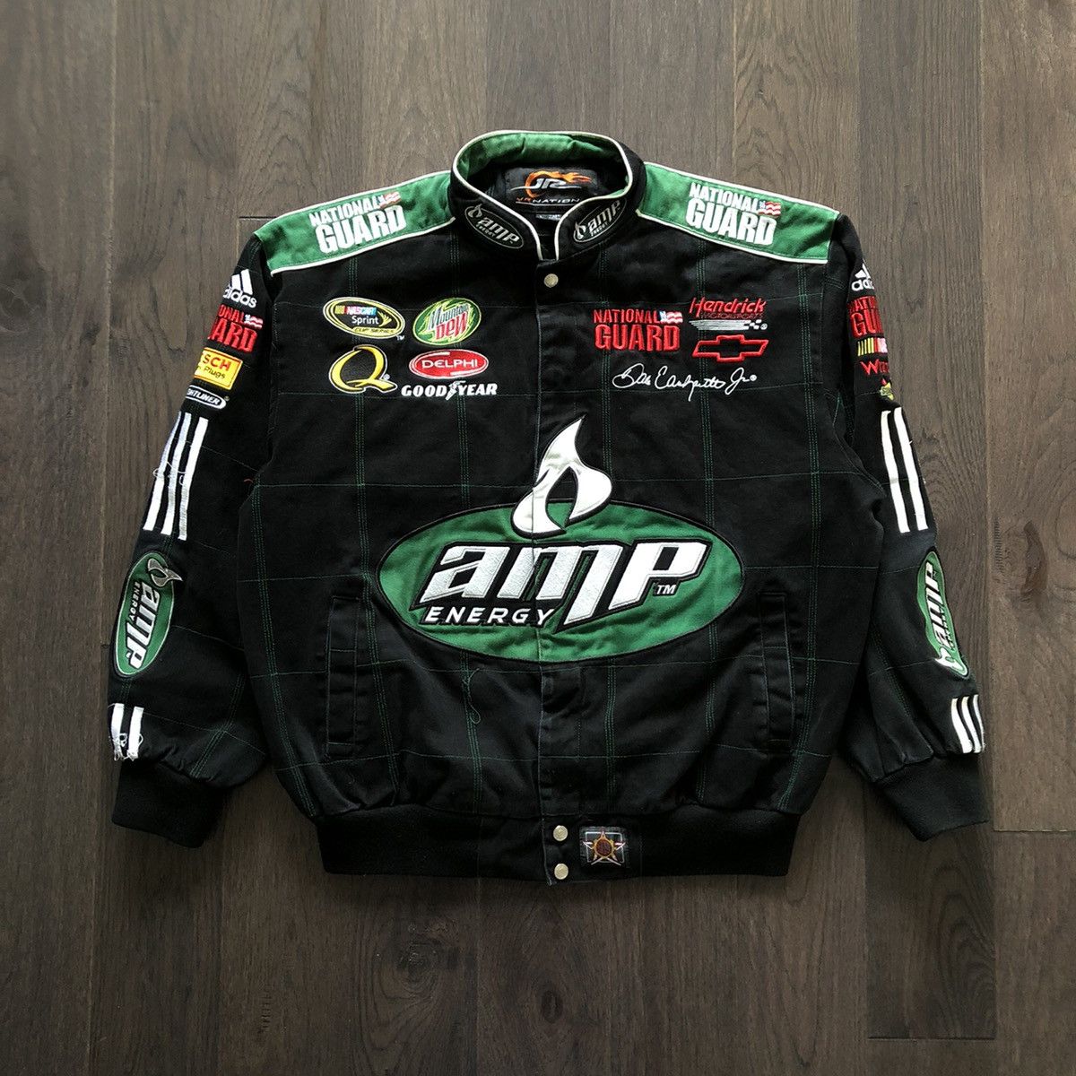 Vintage Vintage Y2K Dale Earnhardt Jr Amp Adidas Racing Jacket | Grailed