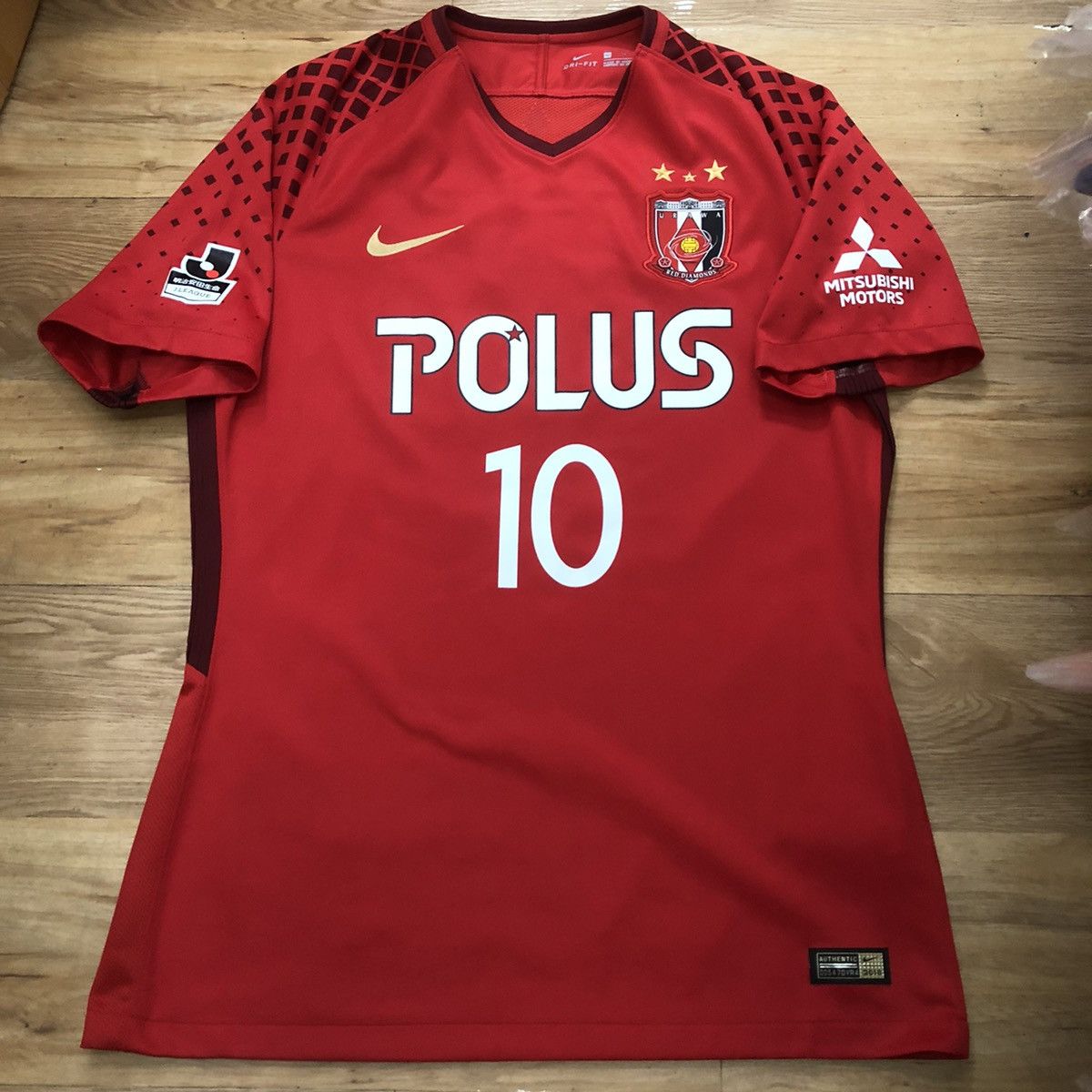 Nike Urawa reds 2018 player issue home shirt #10 | Grailed