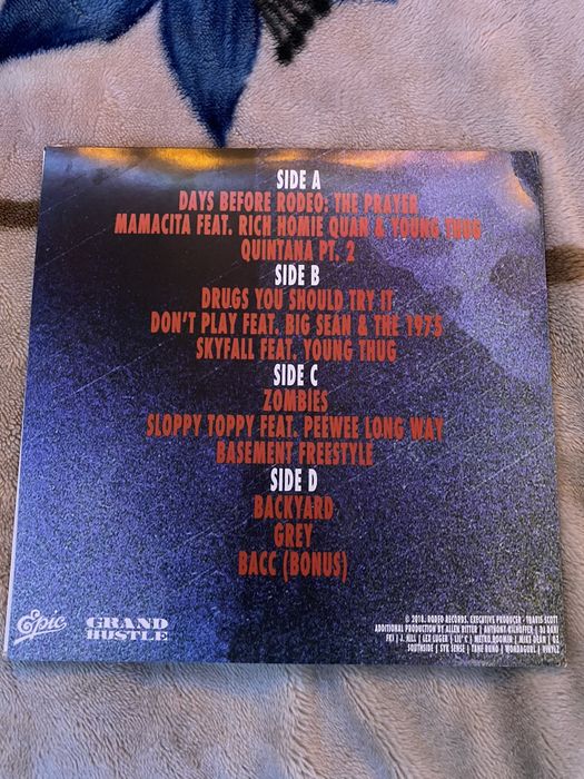 Travis Scott Travis Scott Days Before Rodeo Vinyl Record | Grailed