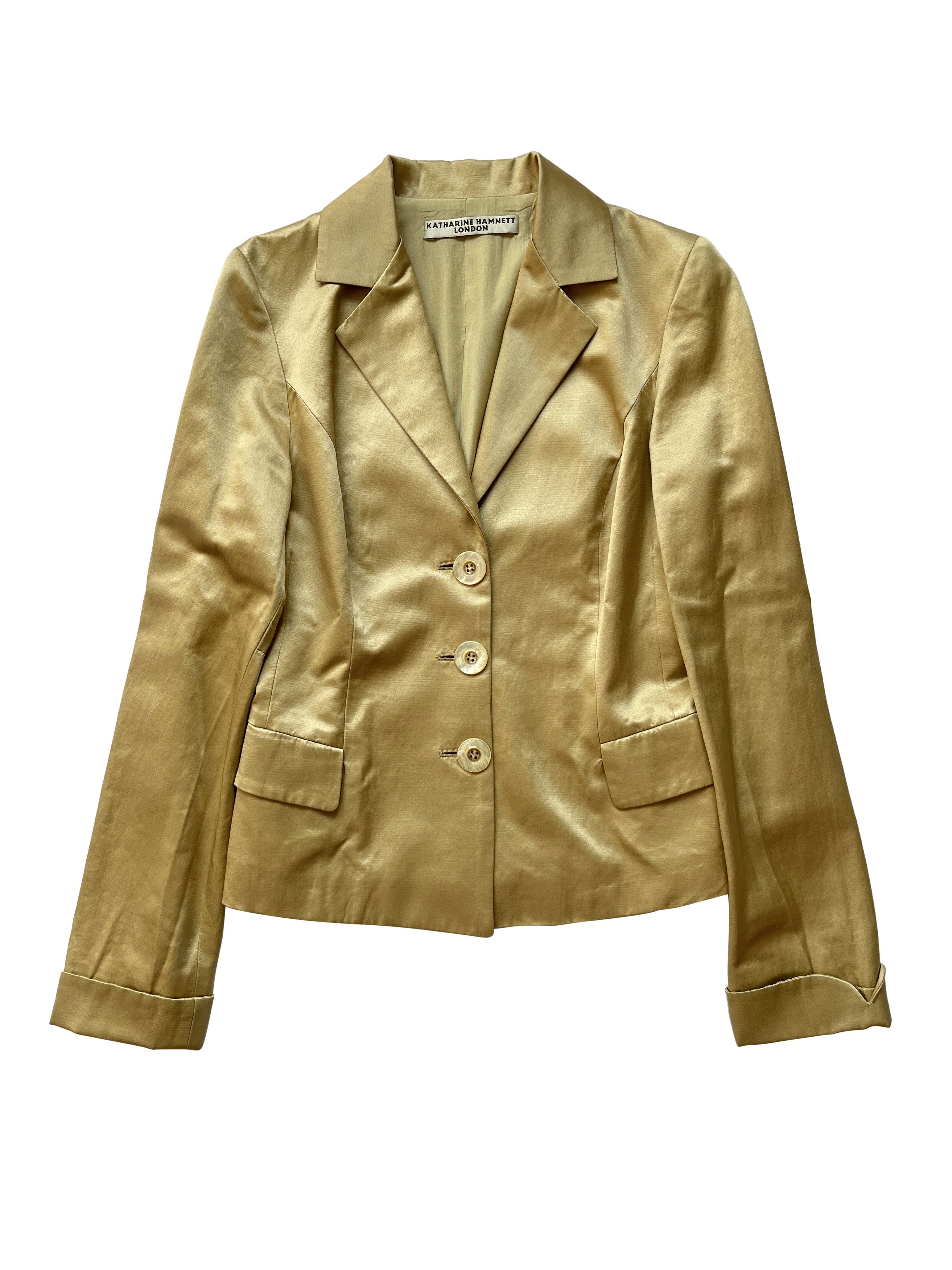 Katharine Hamnett London ⚡️QUICK SALE⚡️1980s' Katharine Hamnett Gold ...