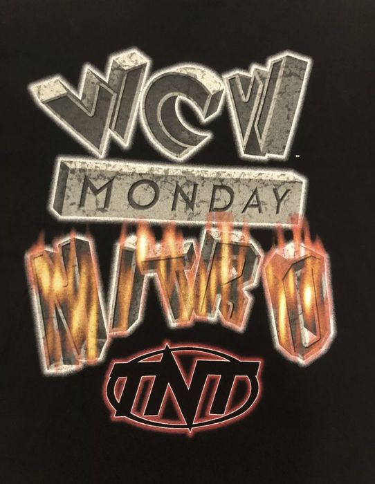 Vintage Vintage WCW Monday TNT Nitro Tour RAW WWF T-Shirt Size XL | Grailed