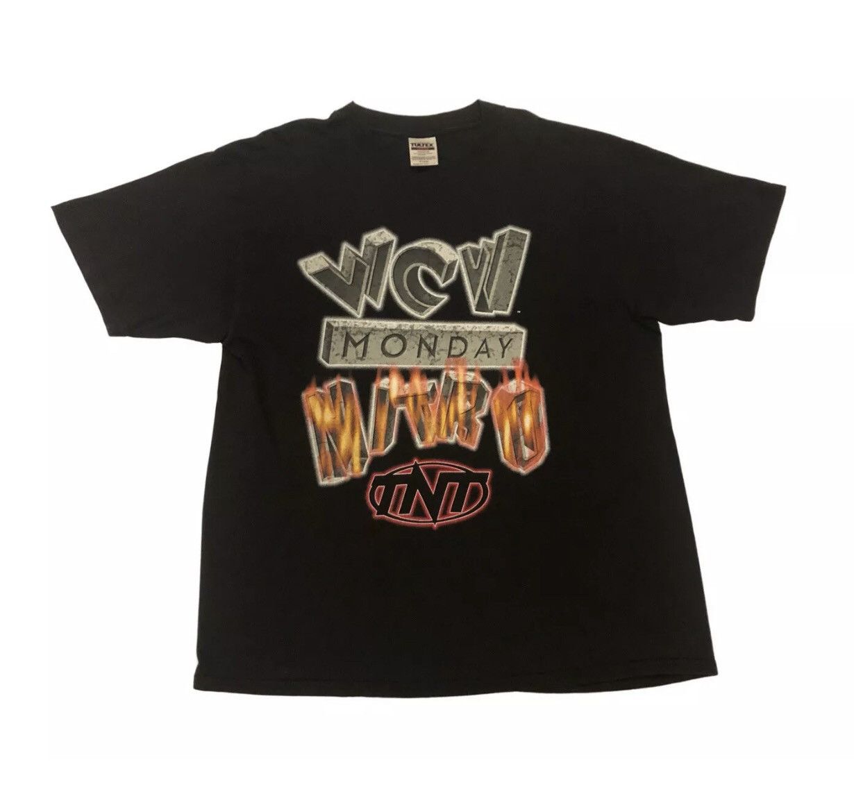 Vintage Vintage WCW Monday TNT Nitro Tour RAW WWF T-Shirt Size XL | Grailed