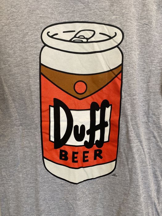 The Simpsons Modern The Simpsons Duff Beer Can tee | Grailed