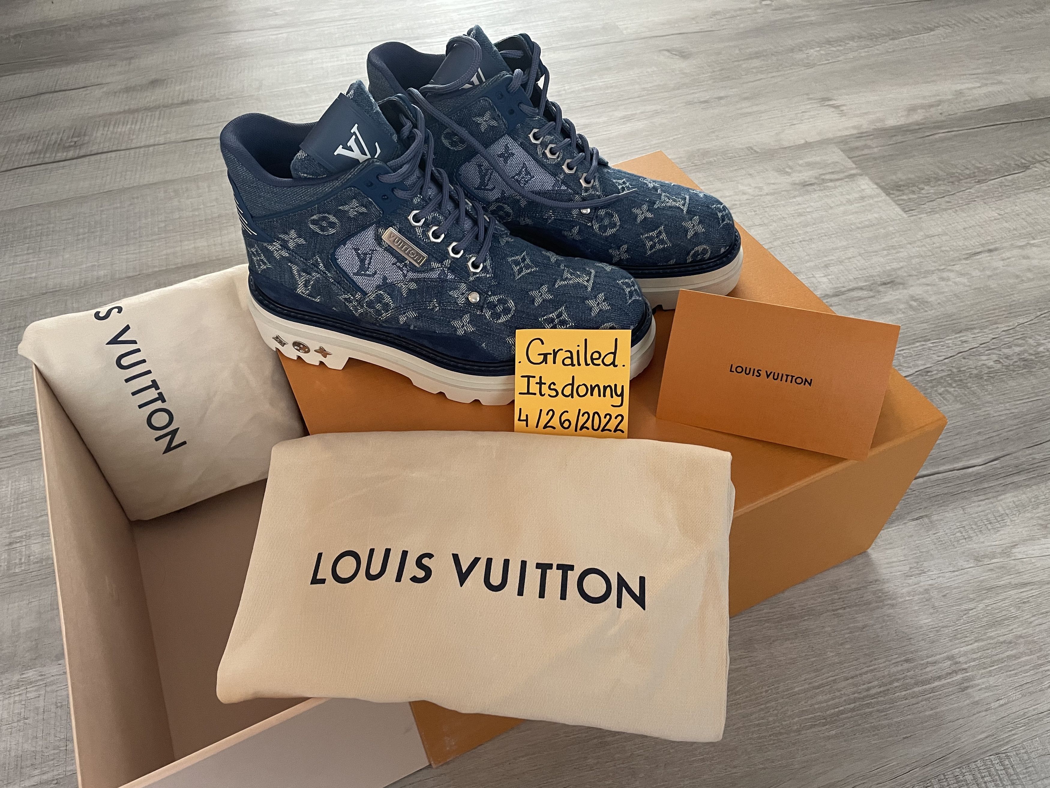 Louis Vuitton × Virgil Abloh Louis Vuitton Oberkampf Ankle Louis Vuitton × Virgil Abloh Louis Vuitton Oberkampf Ankle