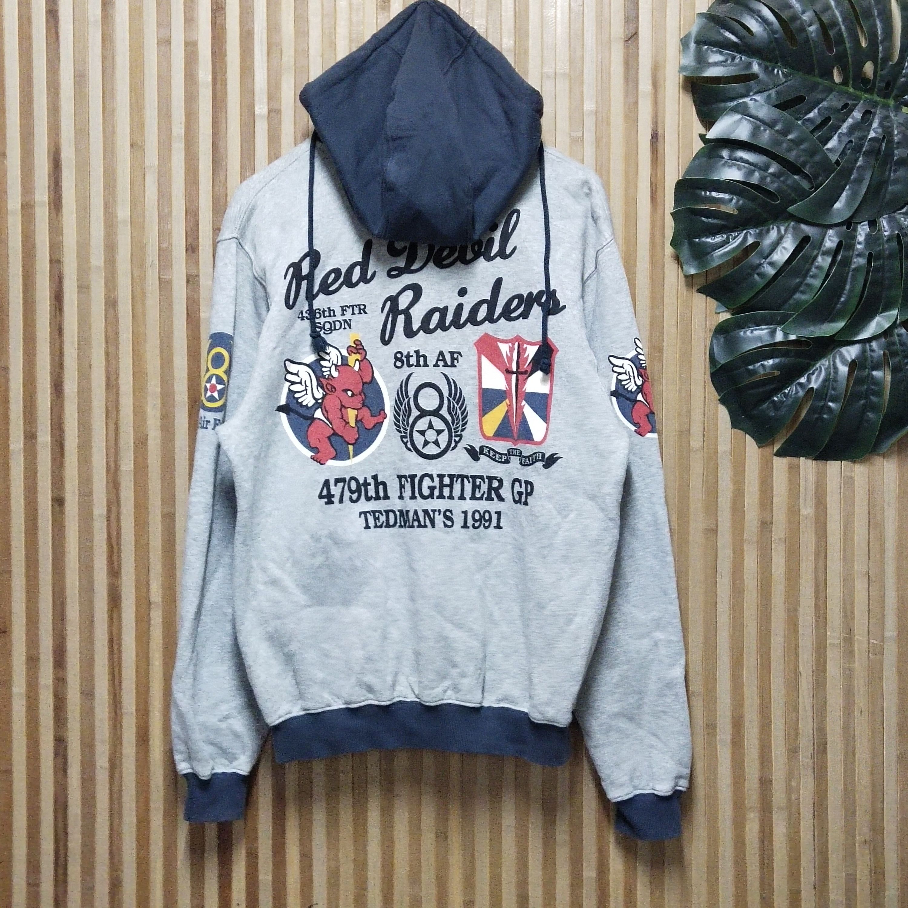 Tedman Ted Company Tedman Red Devil Raiders 1991 Hoodie | Grailed