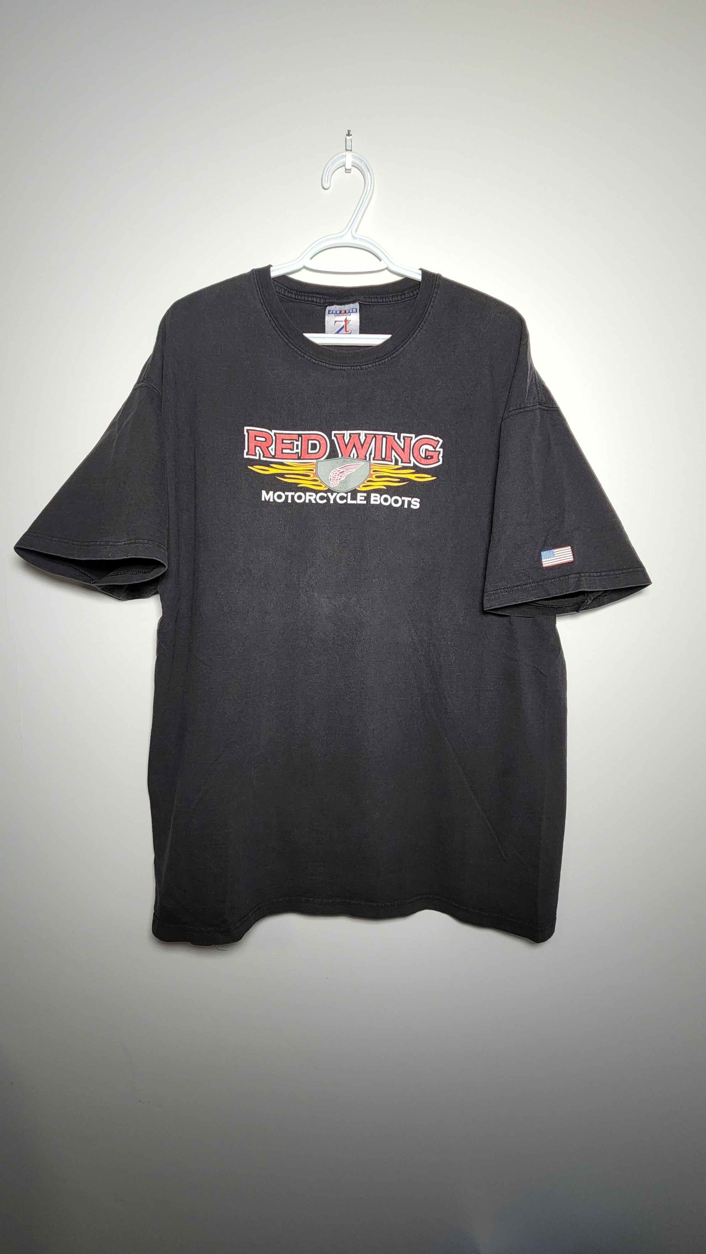Red Wing Vintage Red Wing Motorcycle Boots Tee | Grailed