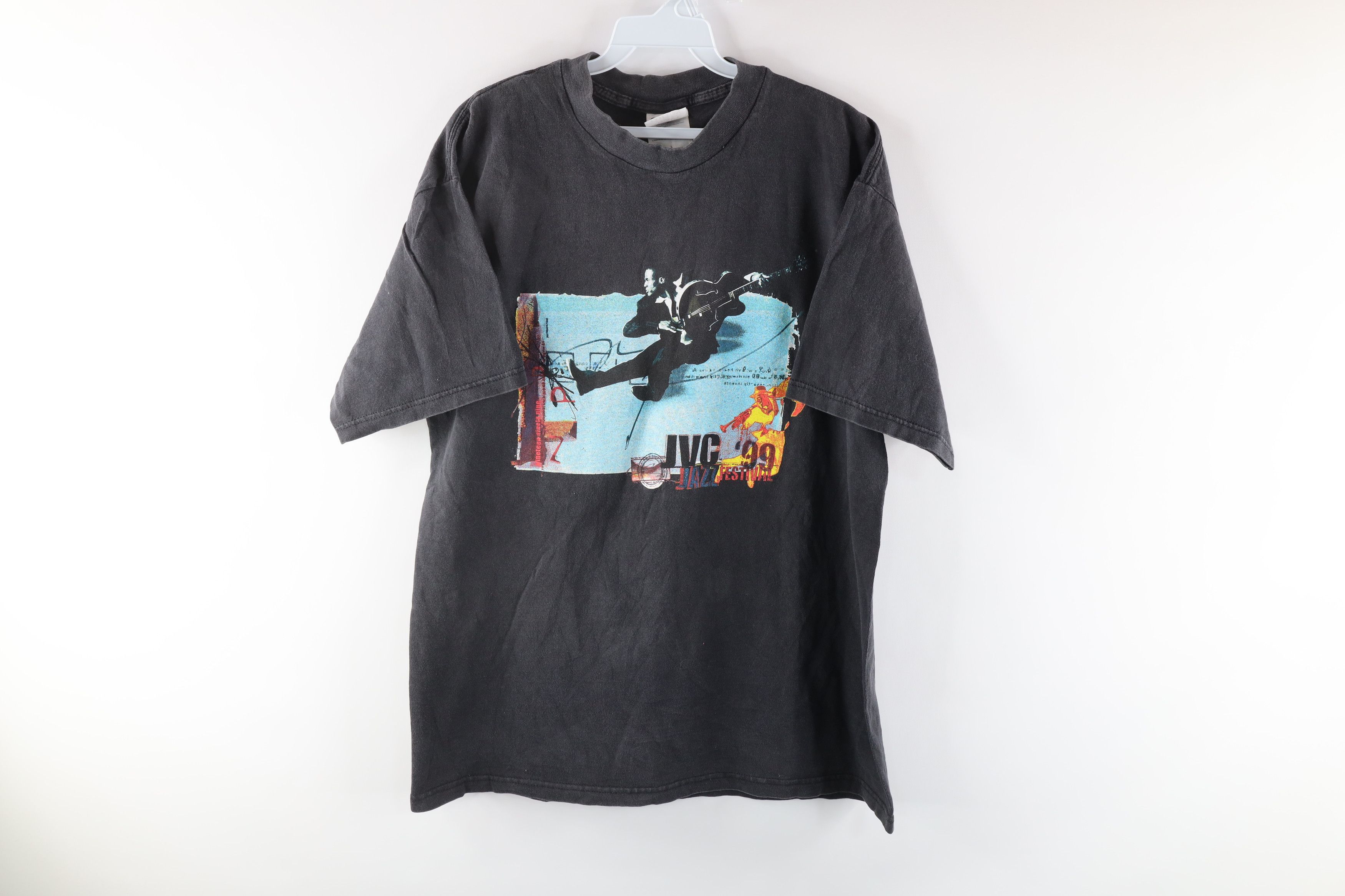 Vintage Vintage 90s Streetwear JVC 1999 Jazz Festival Sided T-Shirt ...