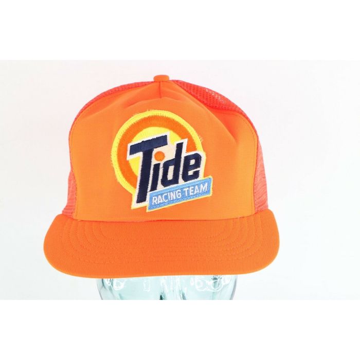 Vintage Vintage 80s NASCAR Tide Racing Team Trucker Hat Snapback | Grailed