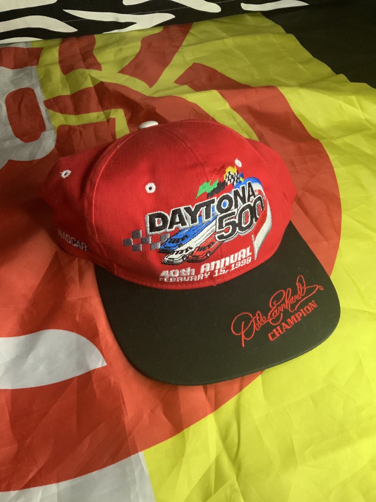Vintage 1998 Daytona 500 rare dale Earnhardt hat | Grailed