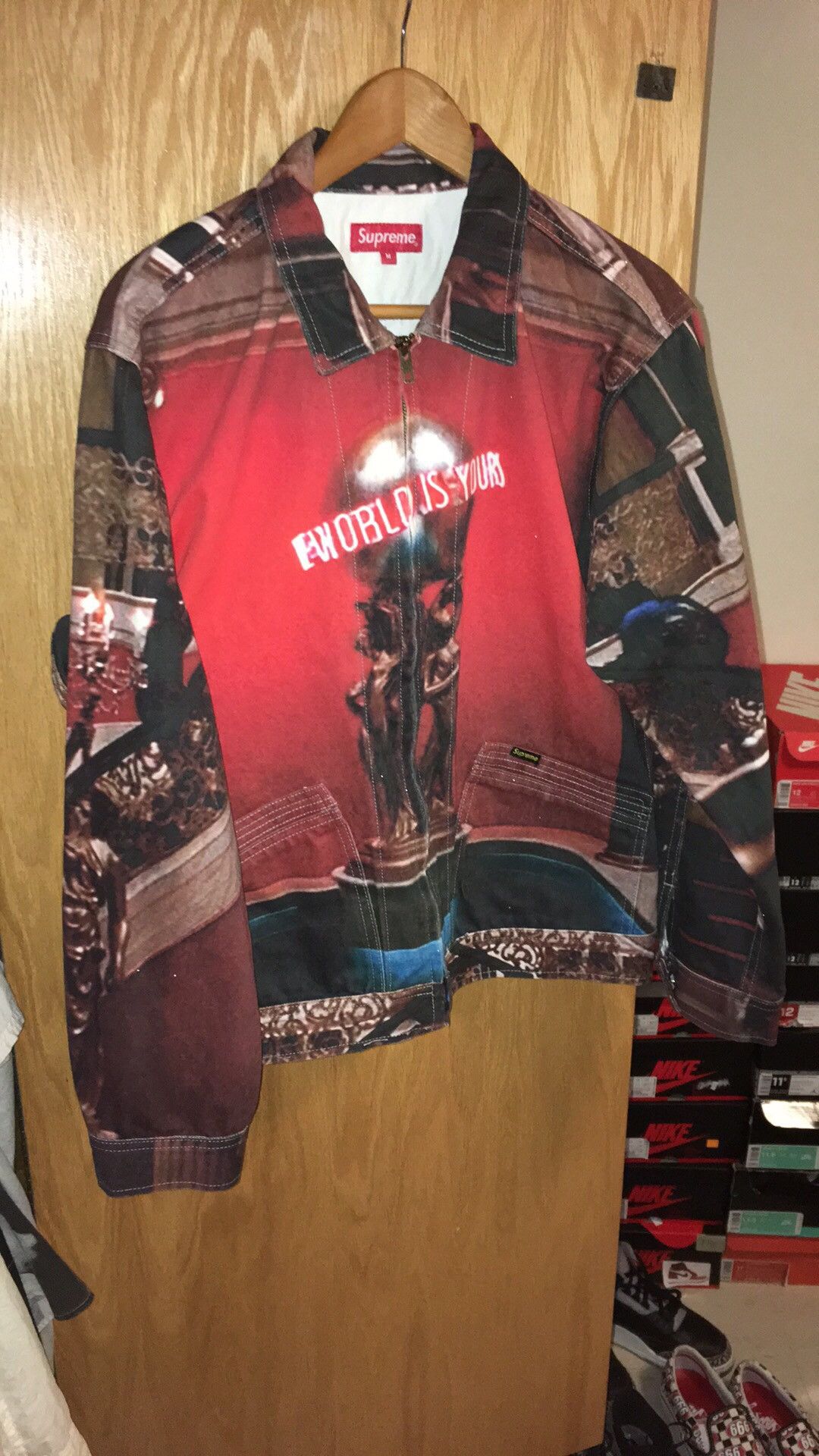 Supreme Supreme Scarface " The world is yours" denim jacket size m ...