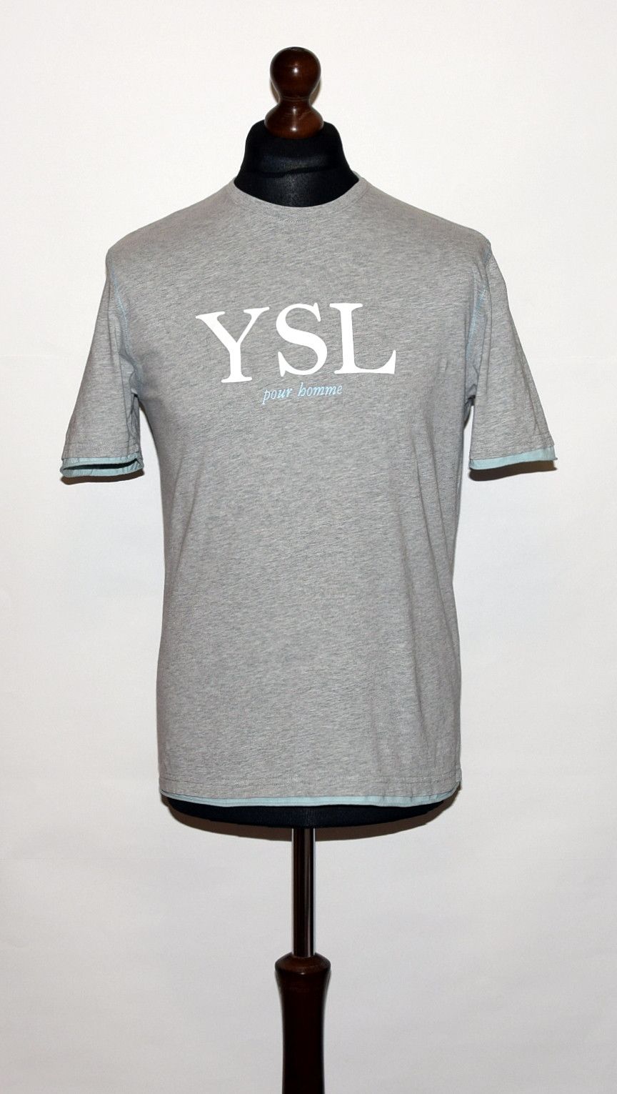 Yves Saint Laurent AUTHENTIC MEN'S YVES SAINT LAURENT YSL PRINTED LOGO ...