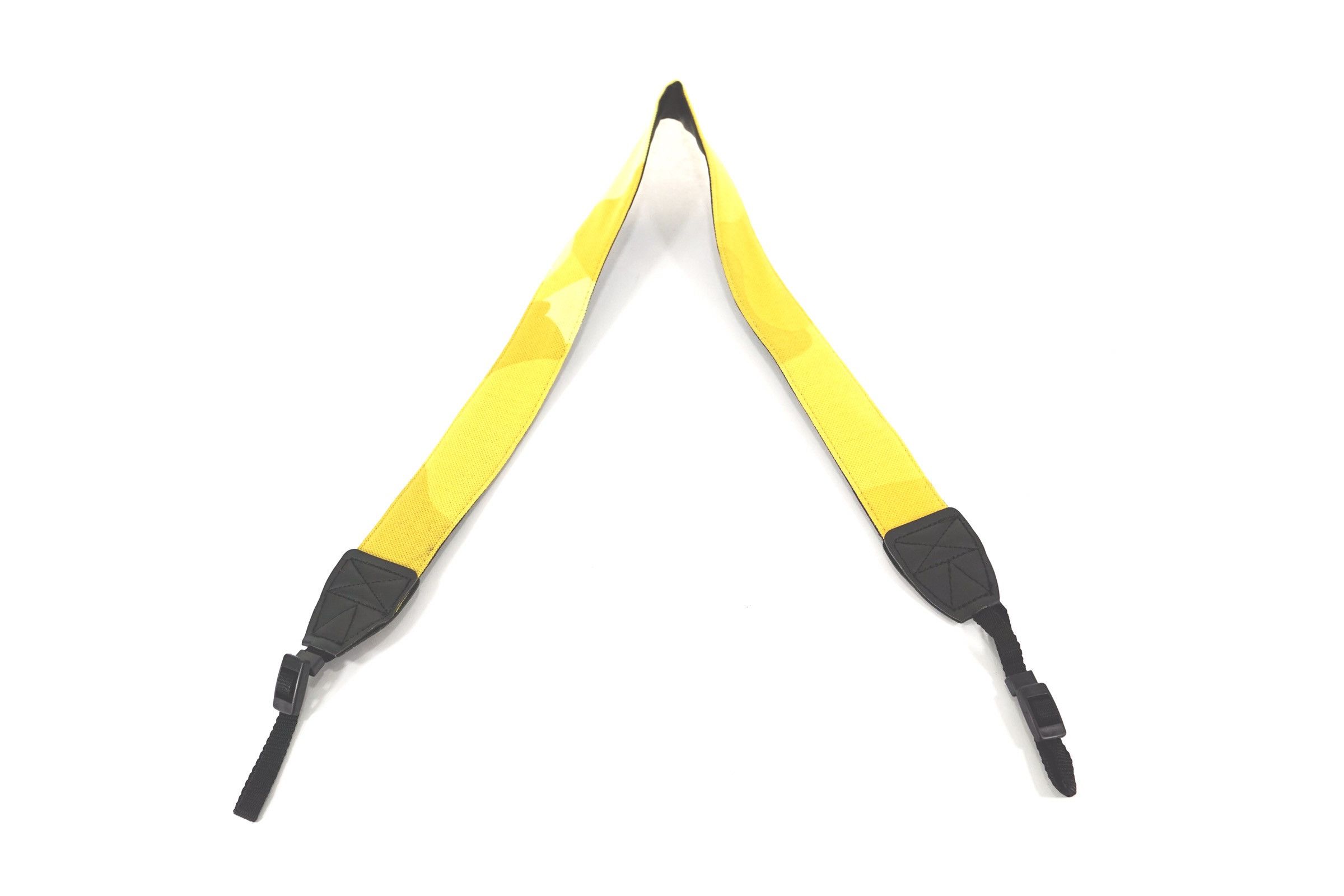 Bape × Vintage Yellow Zoom Color Camo Camera Strap | Grailed