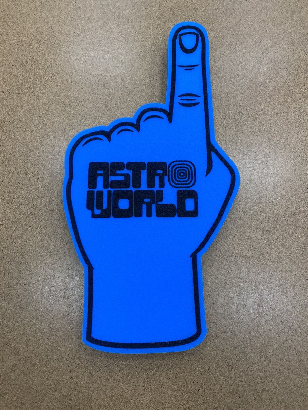 Travis Scott Astroworld Foam Finger (blue) | Grailed