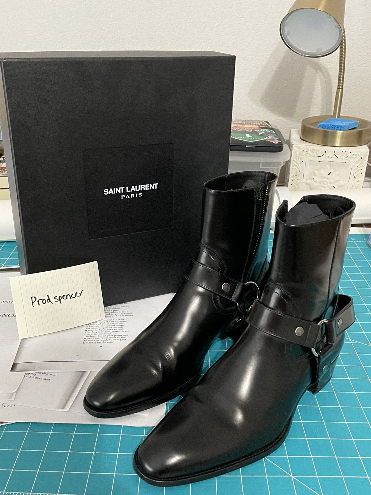 Saint Laurent Paris Saint Laurent Paris Wyatt Harness Boots 2020 | Grailed