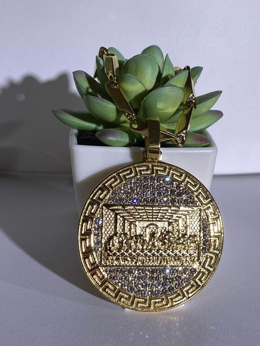Jewelry “Last Supper” 14k Gold Chain & Pendant | Grailed