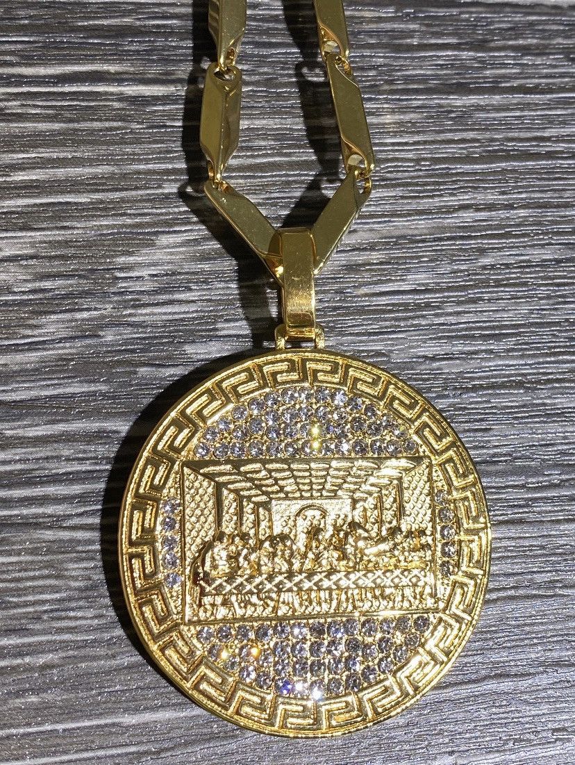Jewelry “Last Supper” 14k Gold Chain & Pendant | Grailed