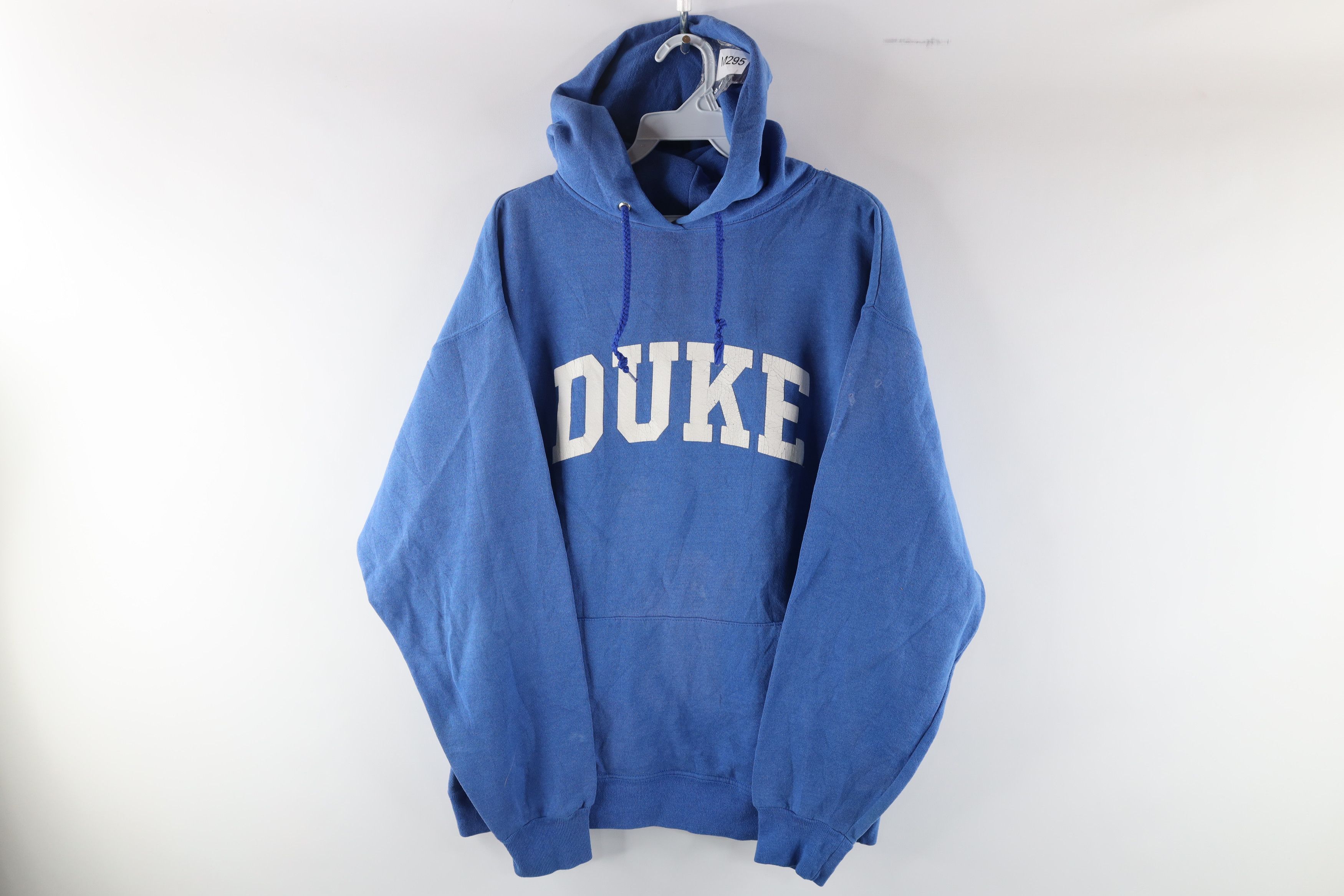Vintage Vintage 90s Thrashed Duke University Hoodie Sweatshirt USA ...