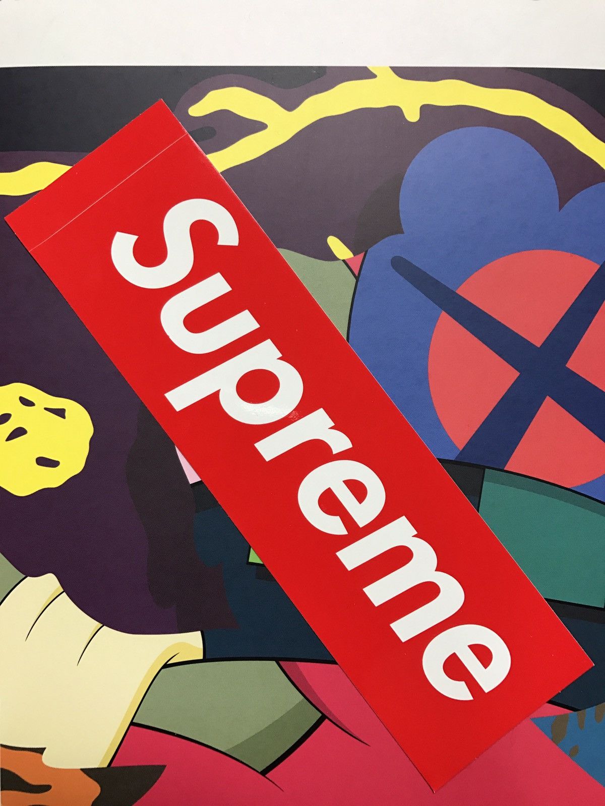 Supreme Red Box Logo Sticker | Grailed