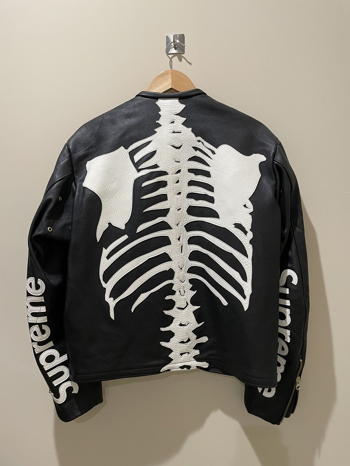 Supreme × Vanson Leathers Supreme x Vanson Leathers Skeleton Leather ...