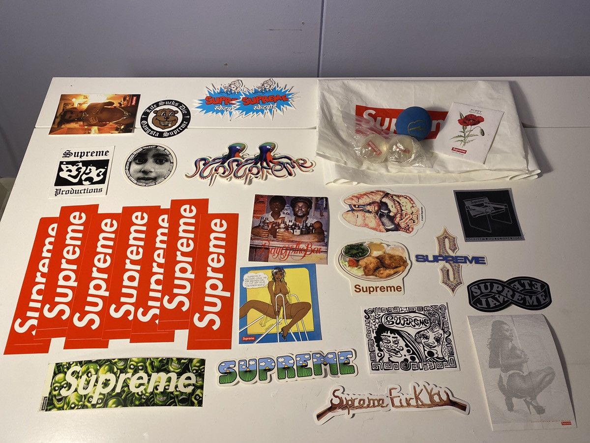 Supreme 27 Sticker Bundle + 4 Gifts | Grailed