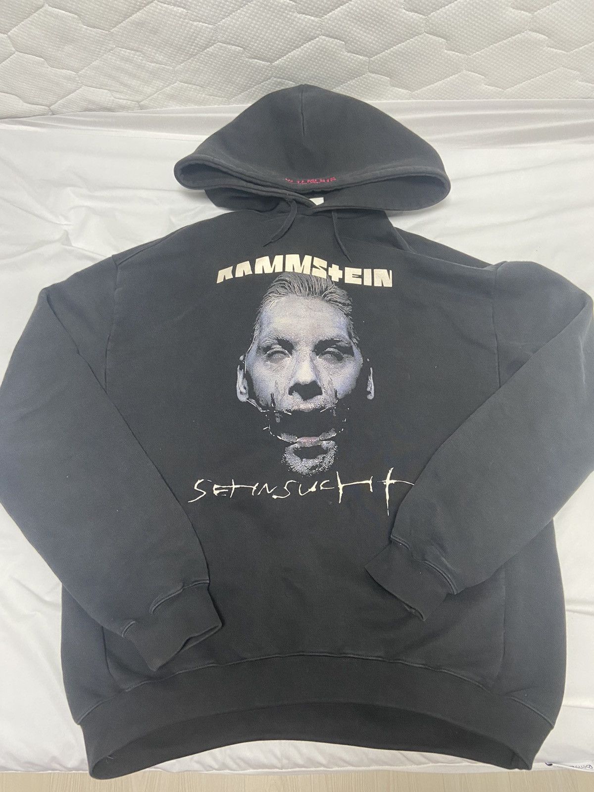 Vetements M Vetements rammstein hoodie | Grailed