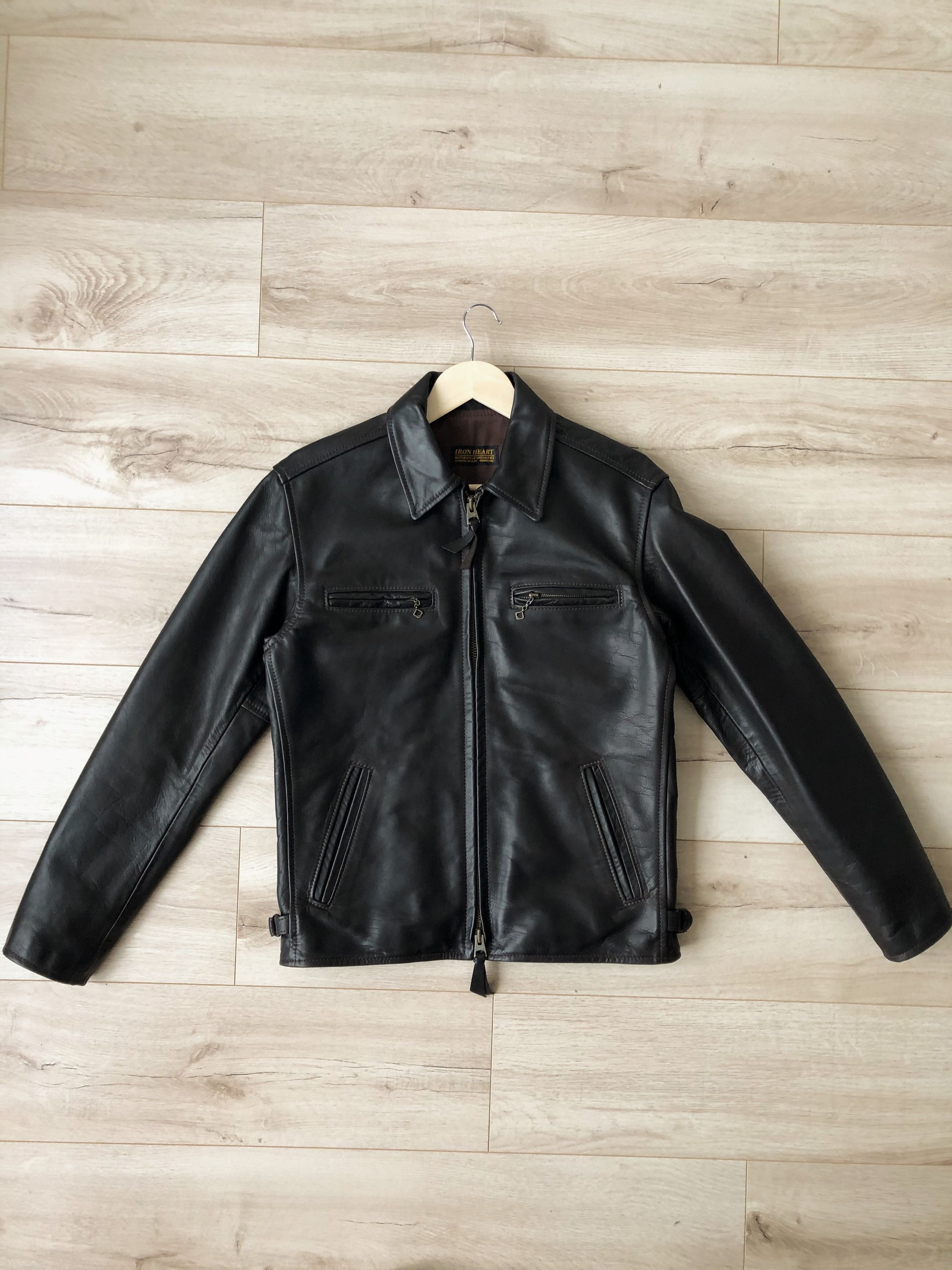 Iron Heart Iron Heart X Simmons Bilt Blattwerk Leather Work Jacket ...