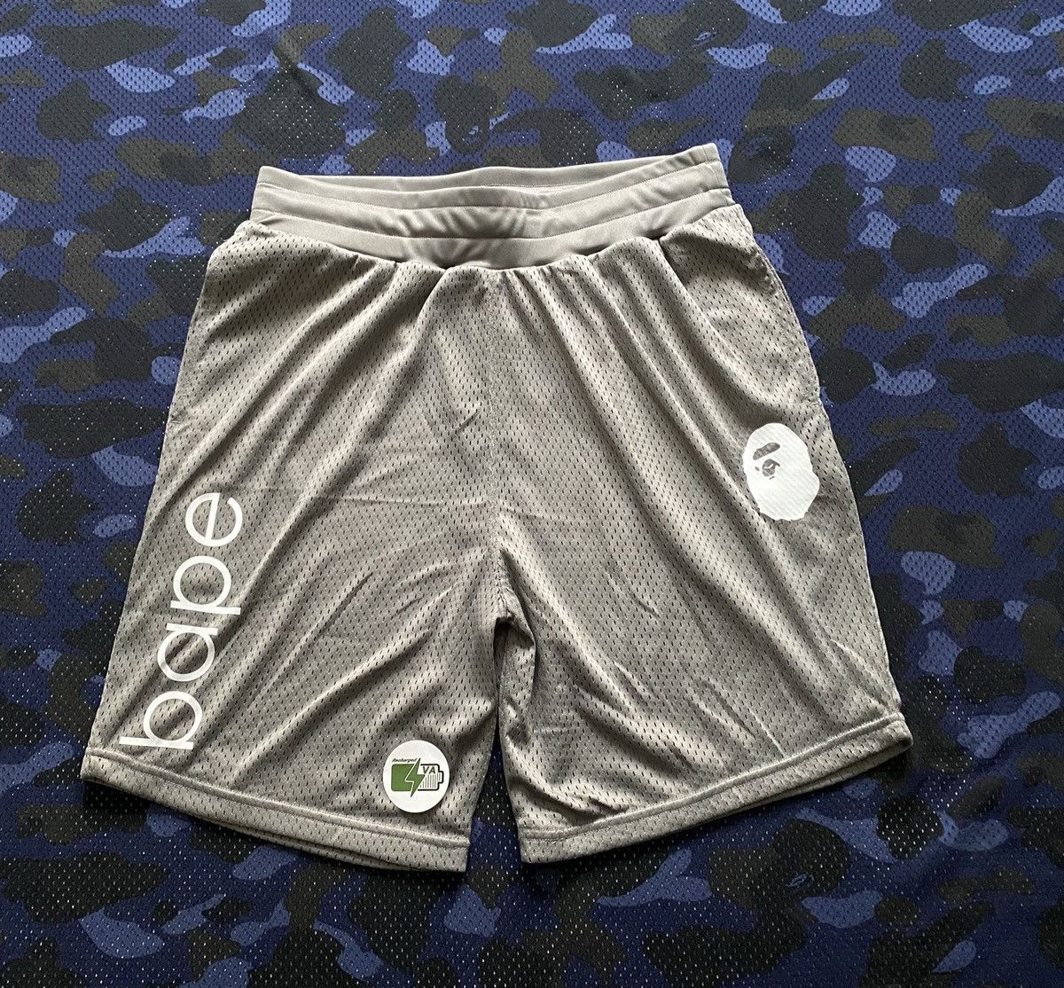 Bape A Bathing Ape SS21 Bape Training Pack Grey Shorts SZ Medium | Grailed