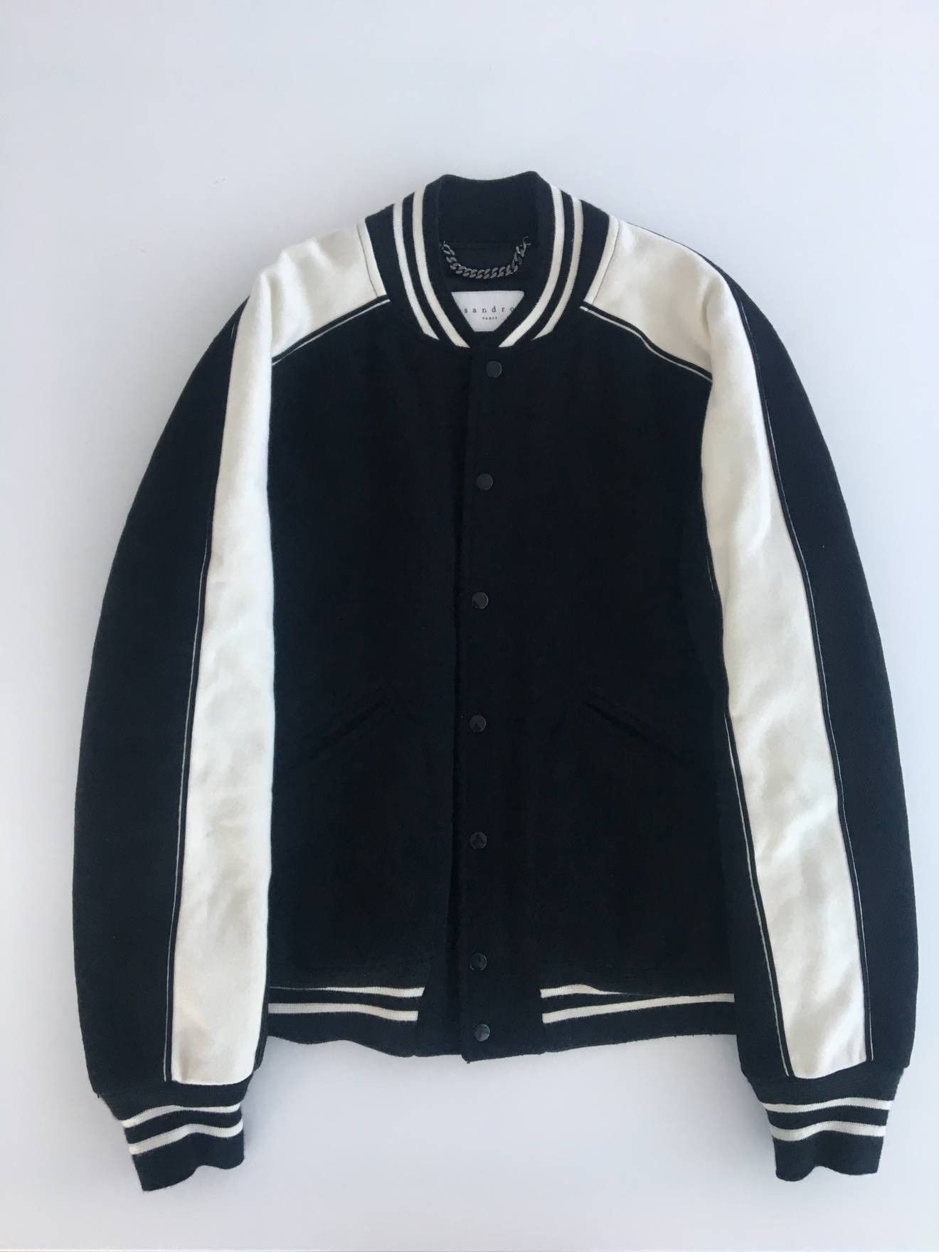 Sandro Woven Varsity Jacket | Grailed