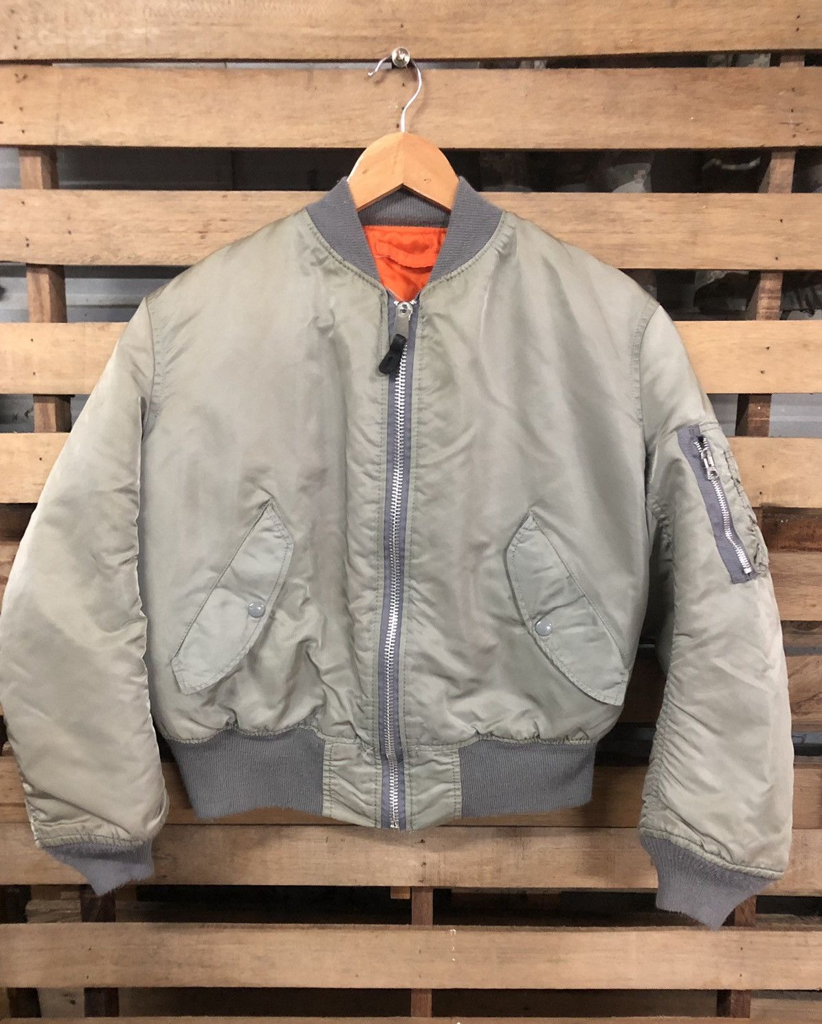 Alpha Industries × Made In Usa Vintage Alpha Industries USAF Ma-1 ...