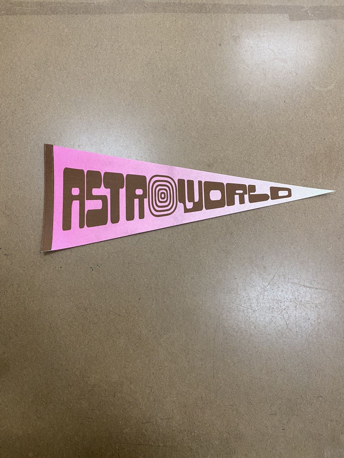 Travis Scott Astroworld 2021 Pennent (pink) | Grailed