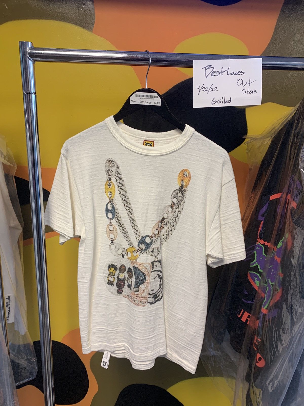 ComplexCon × Human Made Human Made X BBC Nigo chains Complexcon t-shirt ...