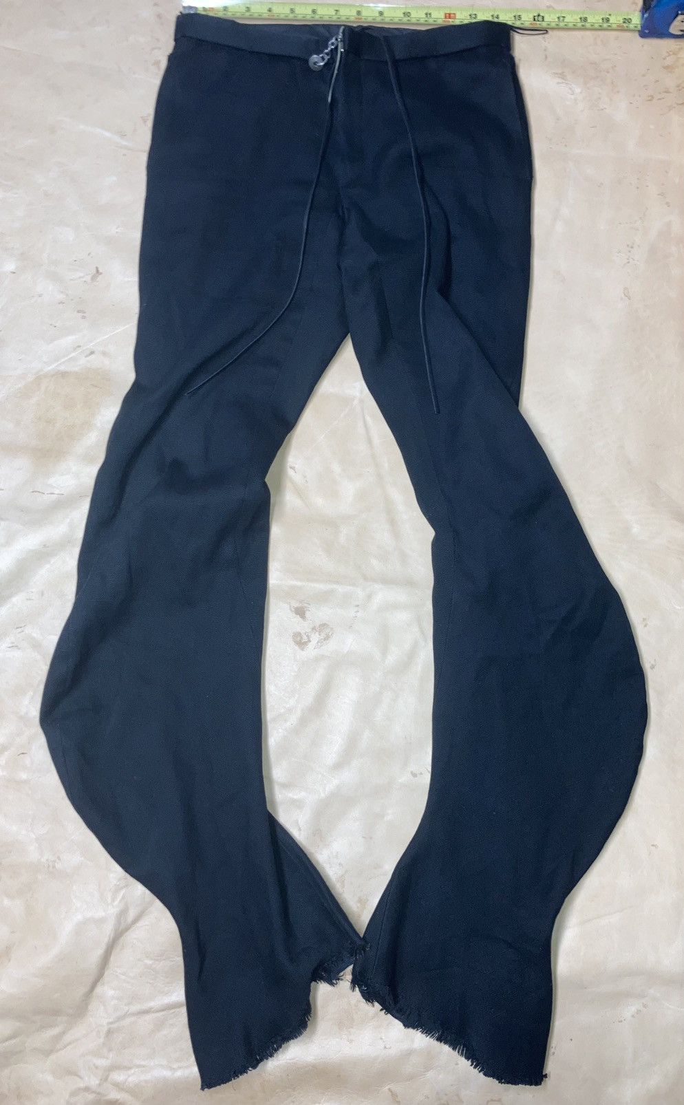 Devoa Devoa black spiral seam pants | Grailed