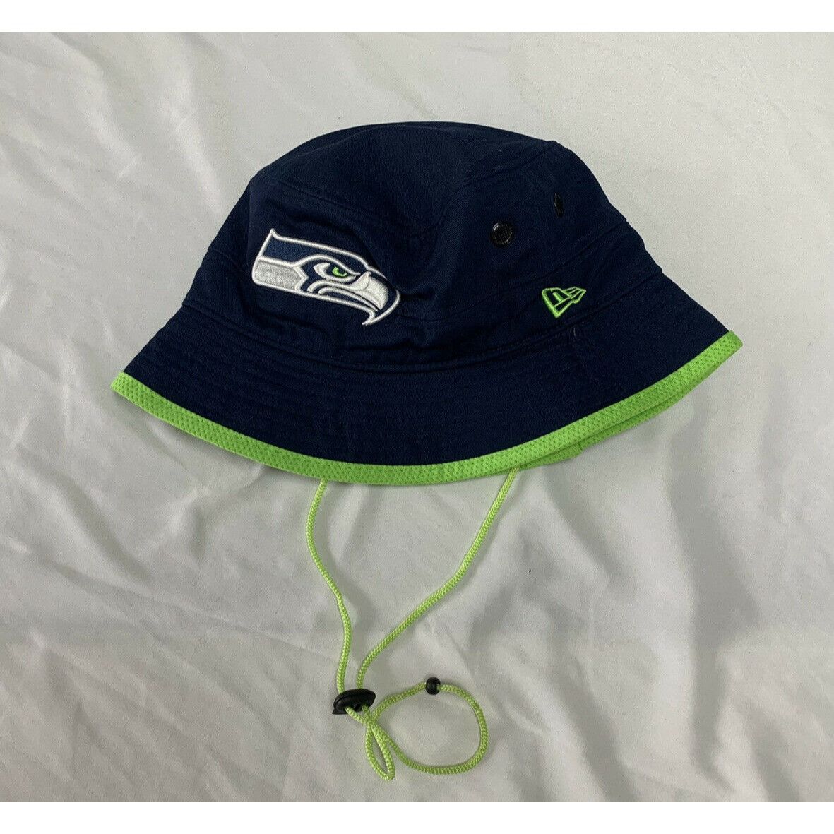 NFL × New Era Seattle Seahawks NFL Football New Era Bucket Boonie Hat ...