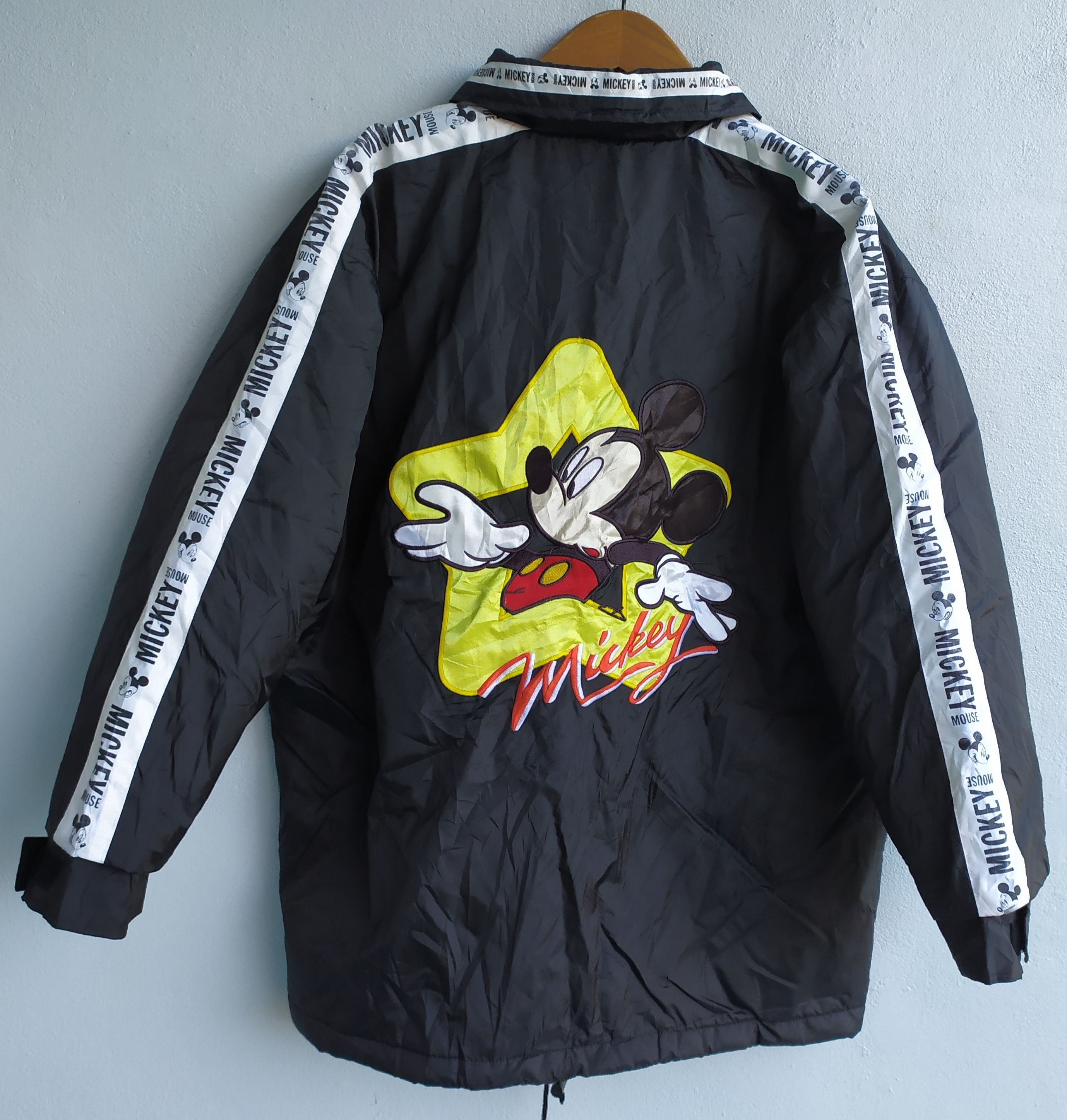 Disney × Mickey Mouse Vintage Mickey Mouse Windbreaker Light Jacket ...