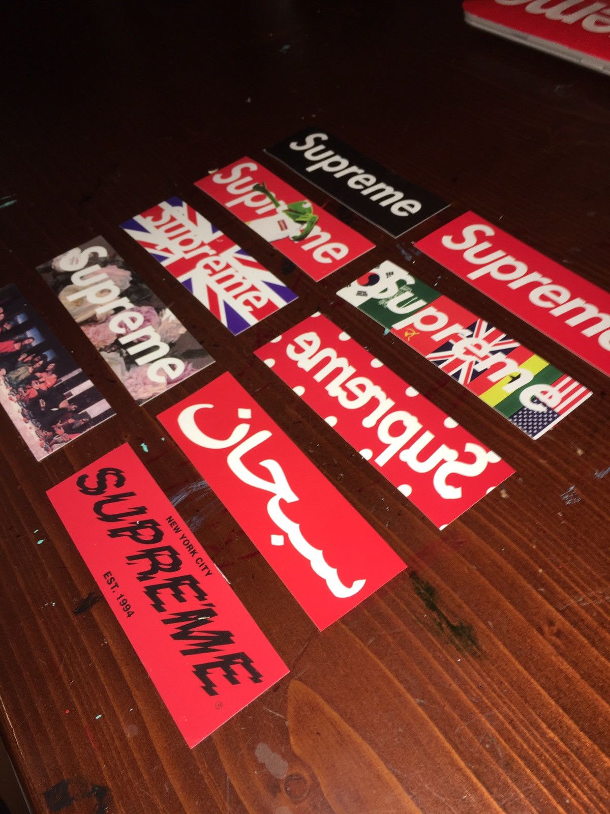 Supreme Mini Box Logo Stickers | Grailed