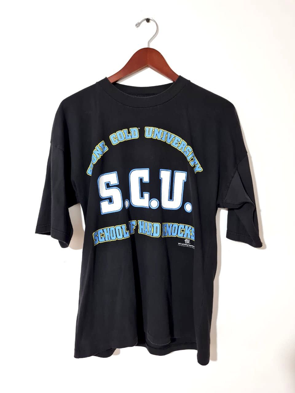 Vintage Vintage wwe stone cold university 90s t shirt modified size ...