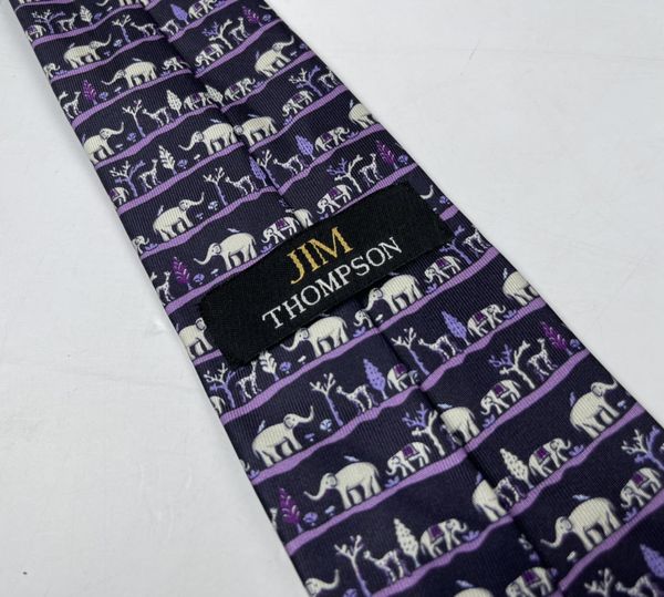 Jim Thompson elephant neck tie | Grailed