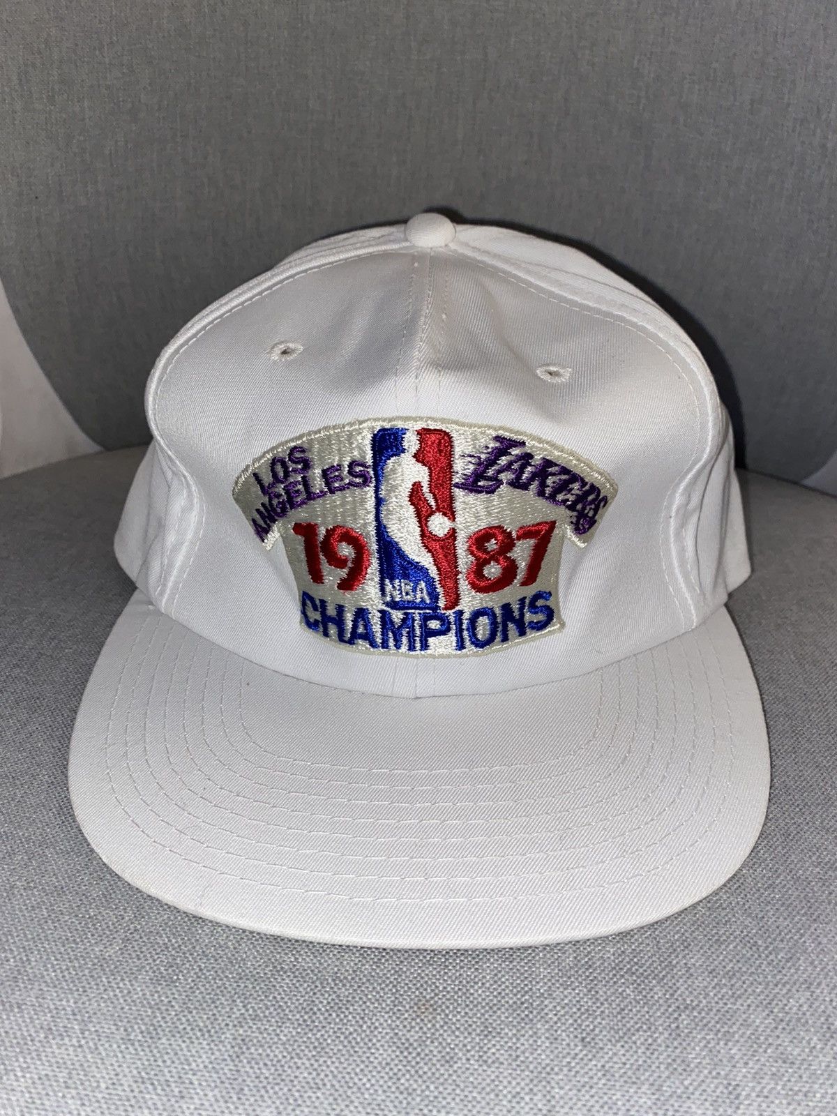 NBA × Vintage Los Angeles Lakers 1987 NBA Championship SnapBack Vintage ...