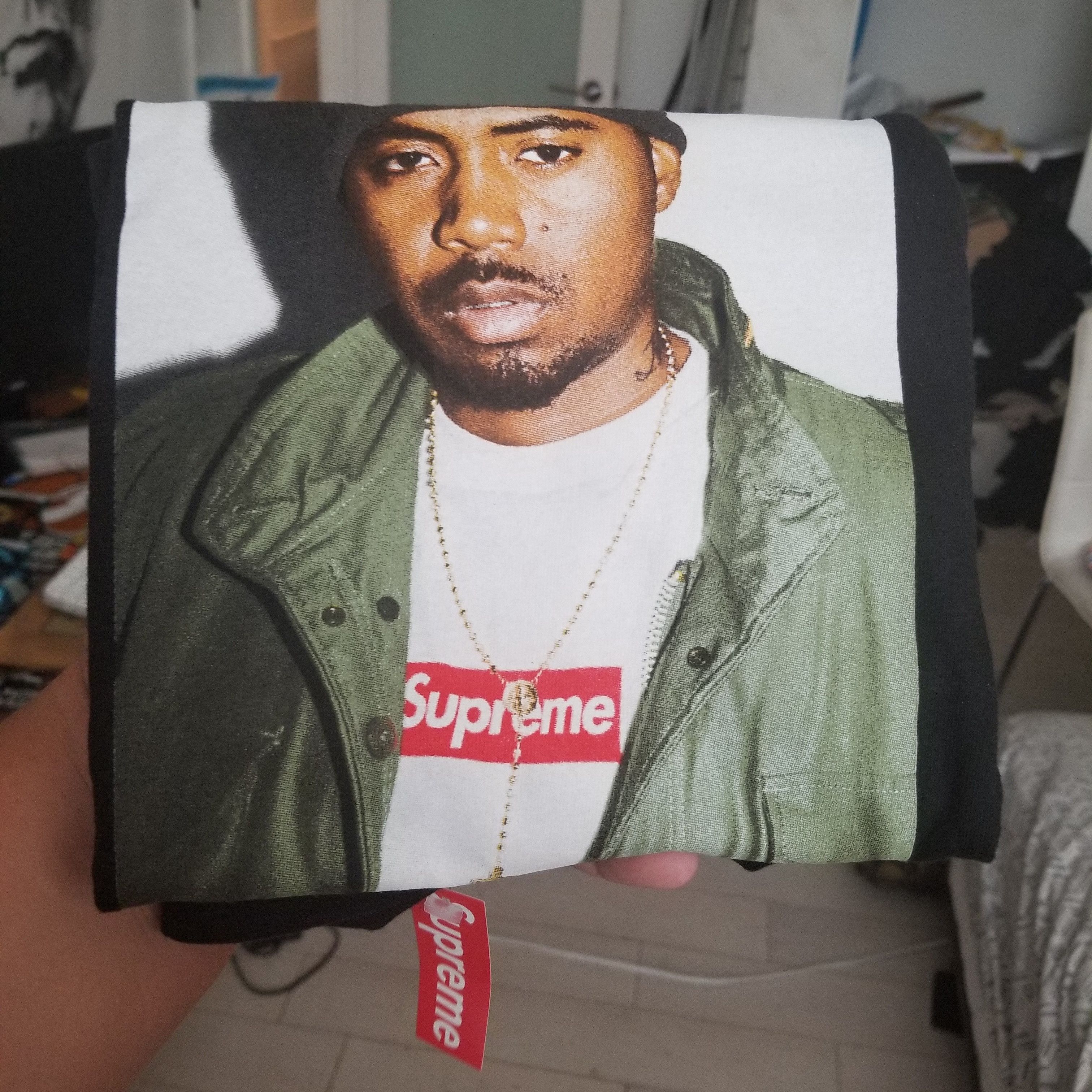 Supreme Nas photo tee | Grailed