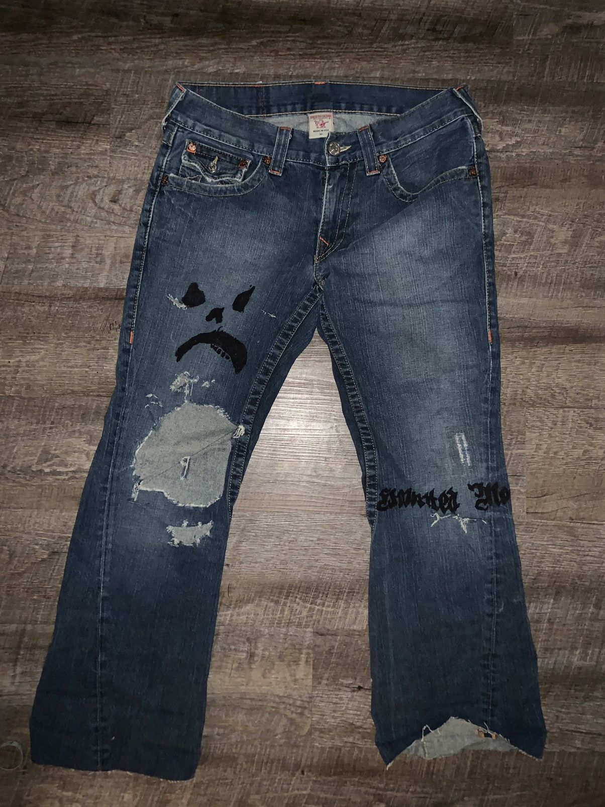 True Religion Custom Haunted Mound Trueys 31 | Grailed