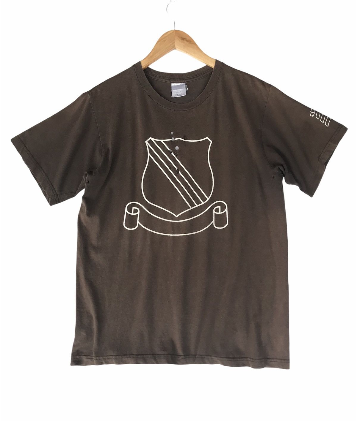 Number (N)ine Number Nine Iconic Big Logo Distressed T Shirt | Grailed