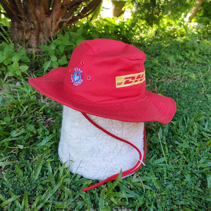 Vintage Vintage DHL Surf and Rescue Bucket Hat | Grailed