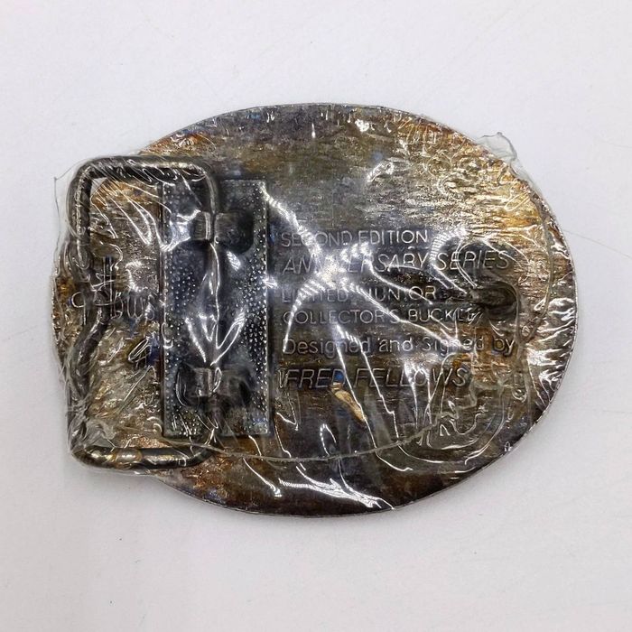 Vintage National Finals Rodeo NFR 1984 Hesston Belt Buckle 2" NEW | Grailed