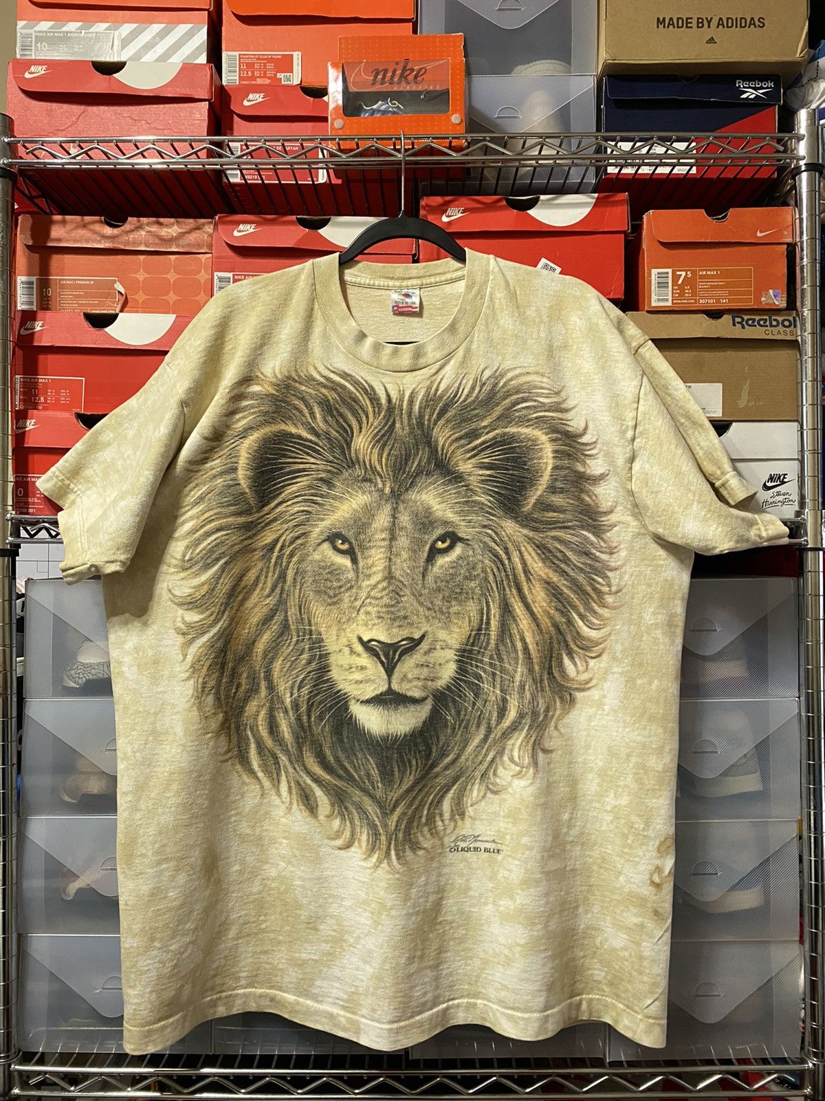 Fruit Of The Loom × Liquid Blue × Vintage Vintage 1994 liquid blue lion ...